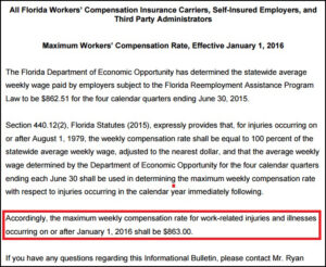 Workers’ Comp Rate Change: What it Means for Florida Workers?